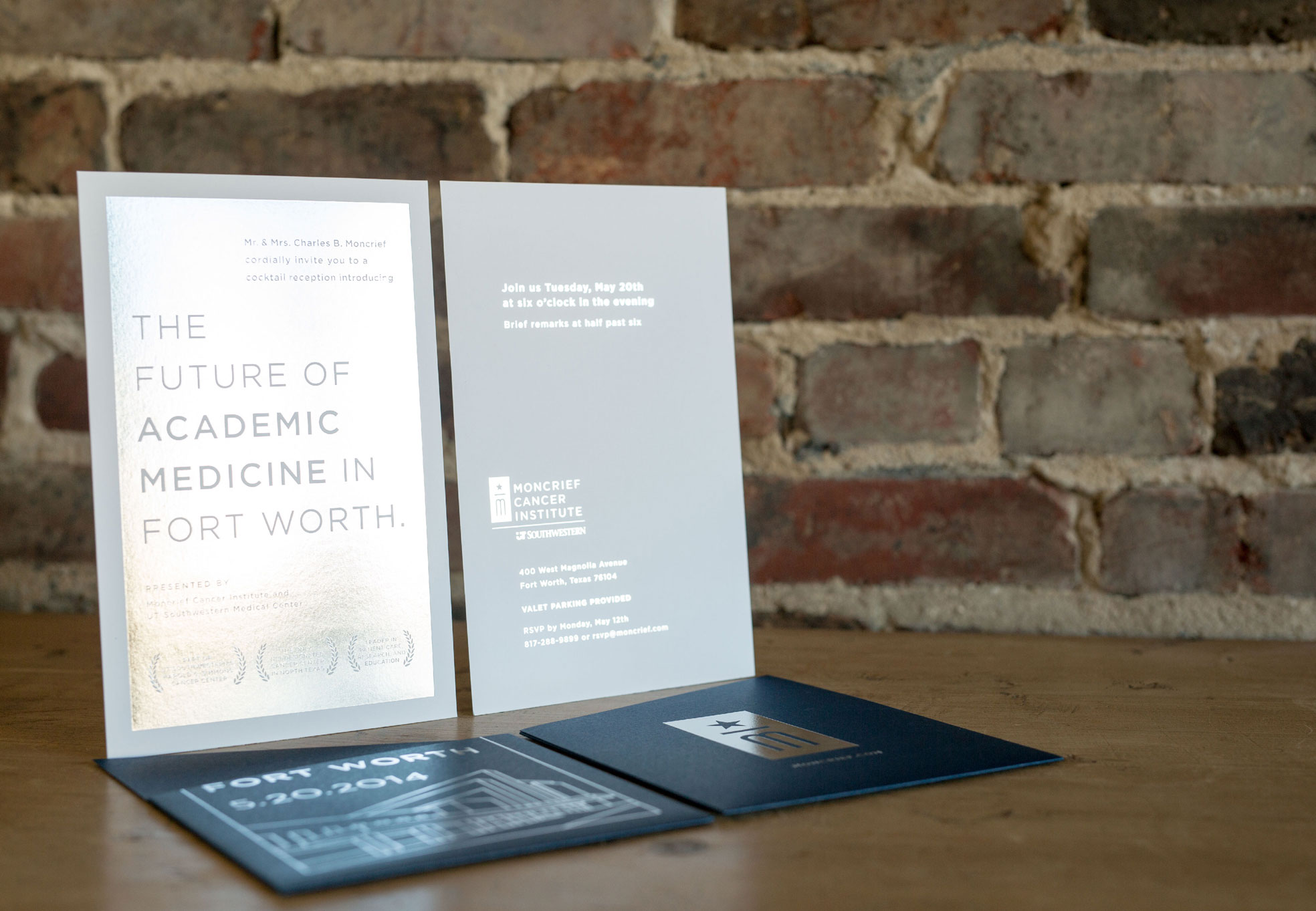 One futuristic invitation | Schaefer Advertising Co.